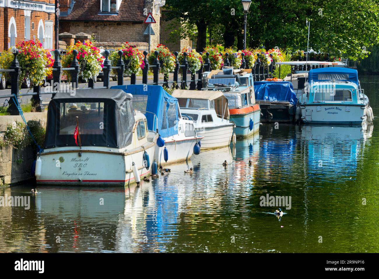 Saint Helen's Wharf is a noted beauty spot on the River Thames, just ...