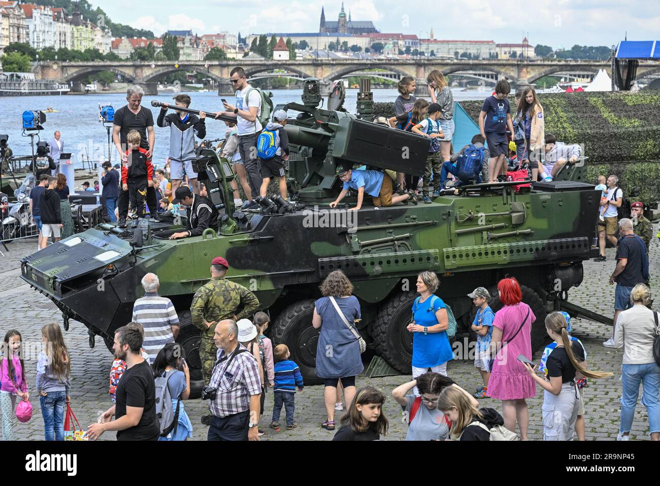 Prague, Czech Republic. 28th June, 2023. Czech Military celebrates 30 ...