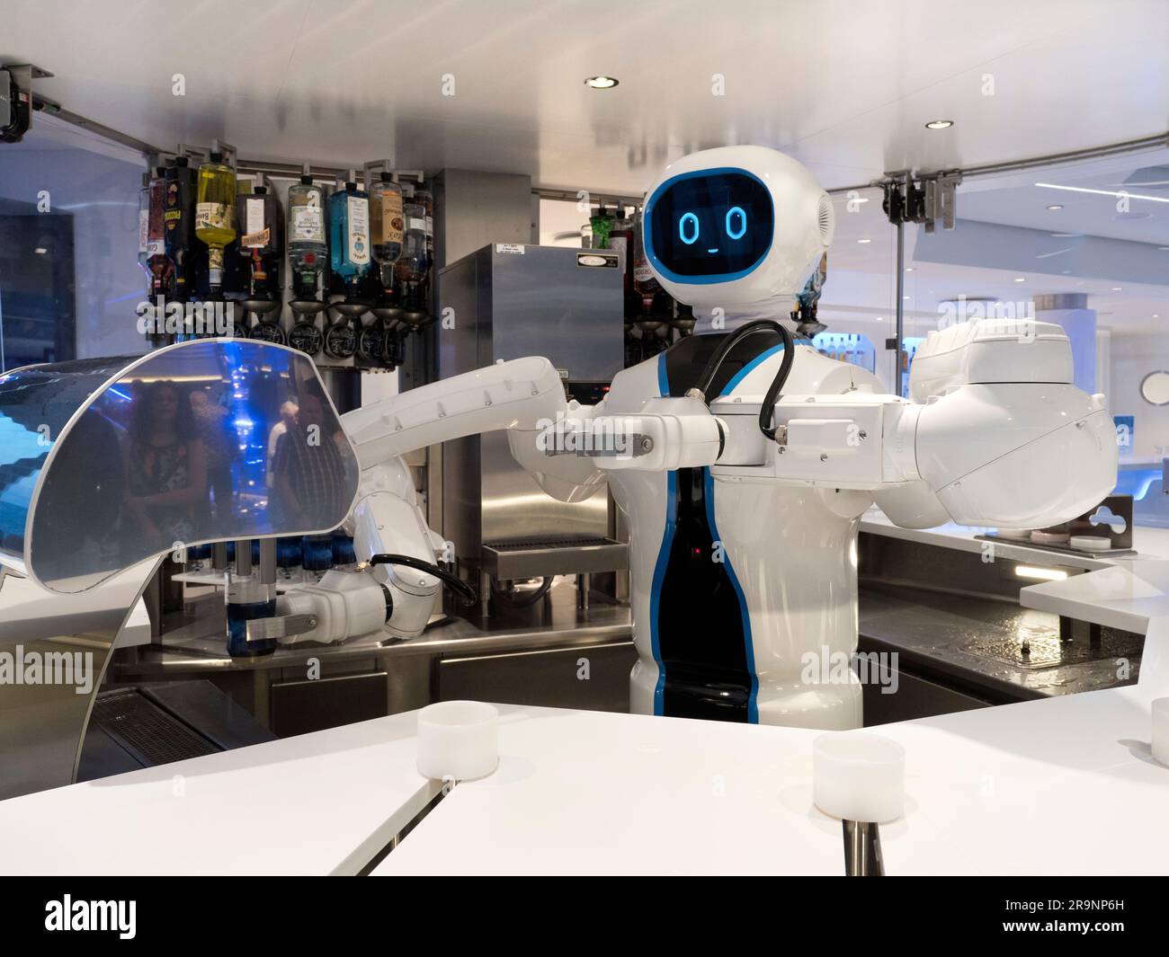 Today's large cruise liners are like floating cities, with all the ...