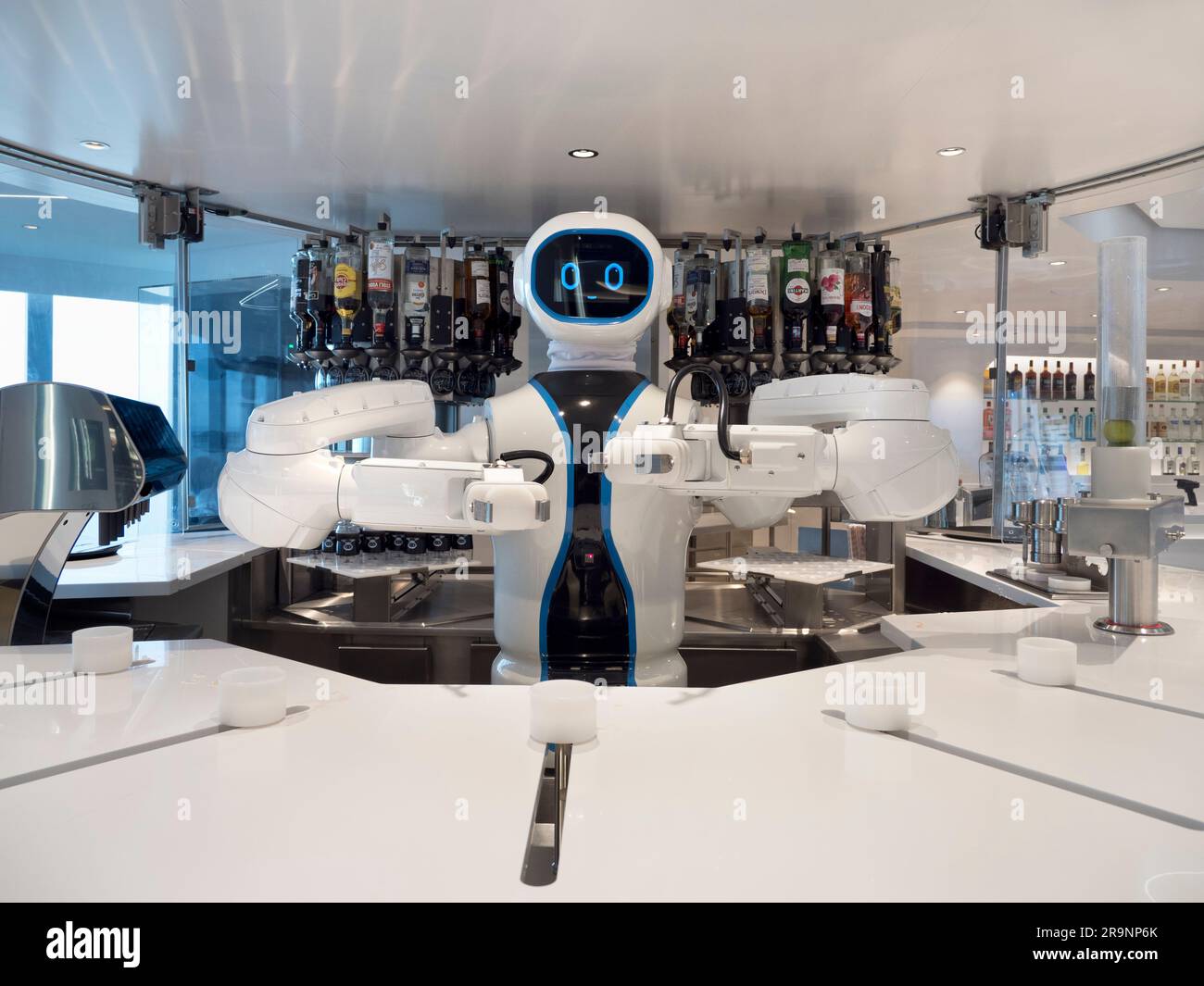 Today's large cruise liners are like floating cities, with all the ...