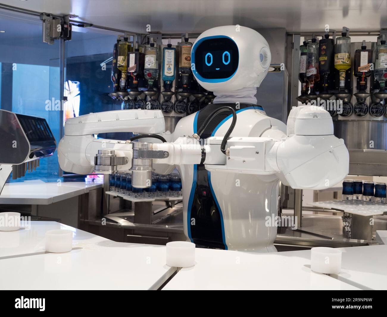 Today's large cruise liners are like floating cities, with all the ...