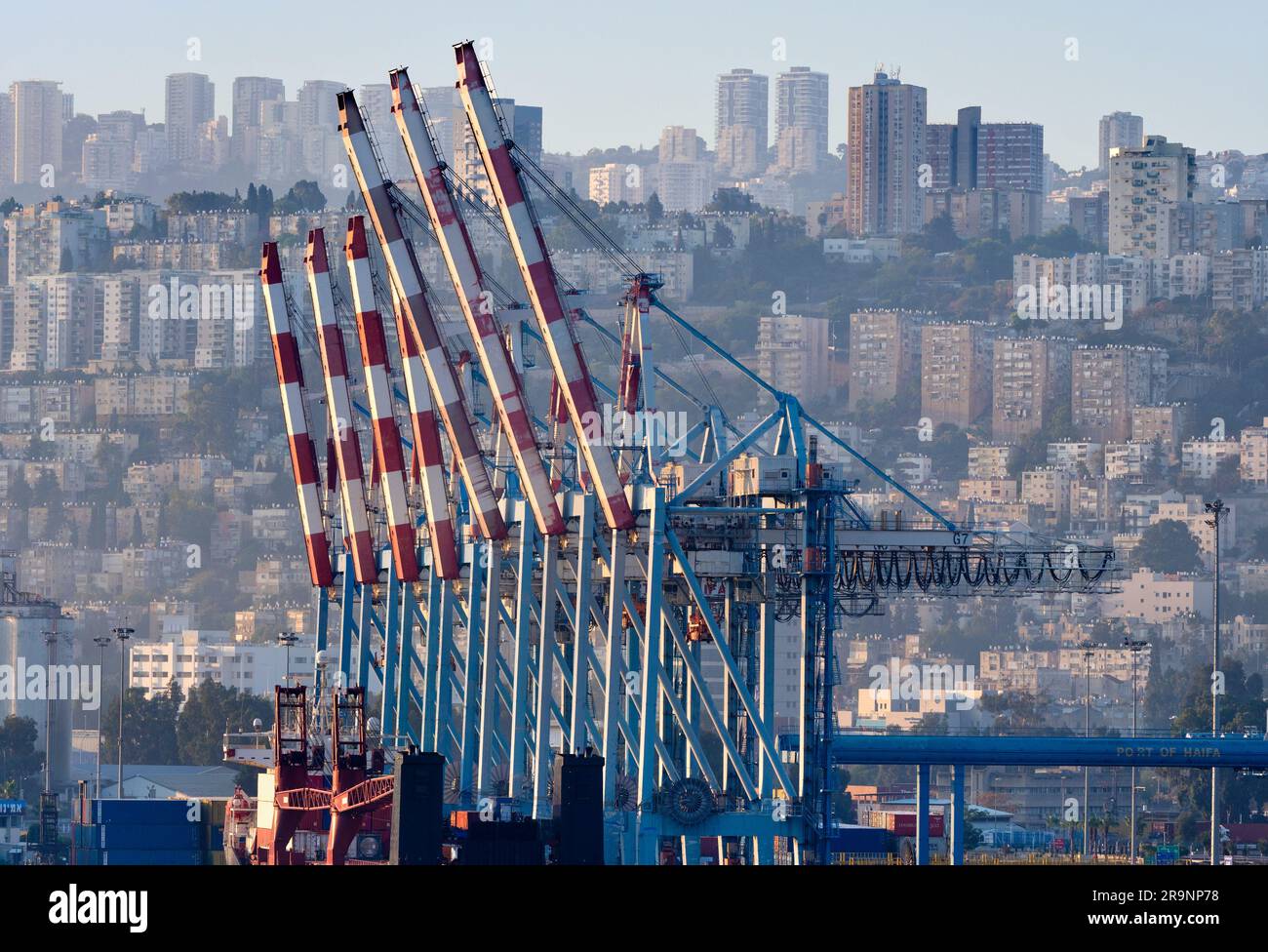 The Port of Haifa is the largest in Israel; it has natural deep-water ...