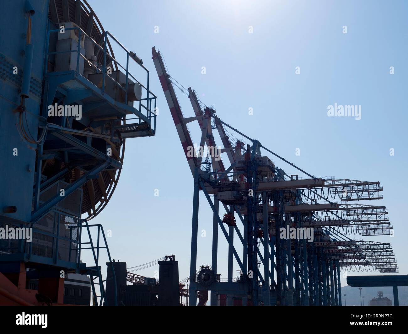 The Port of Haifa is the largest in Israel; it has natural deep-water ...
