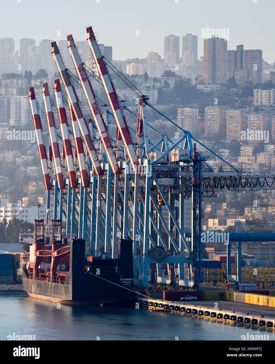 The Port of Haifa is the largest in Israel; it has natural deep-water ...