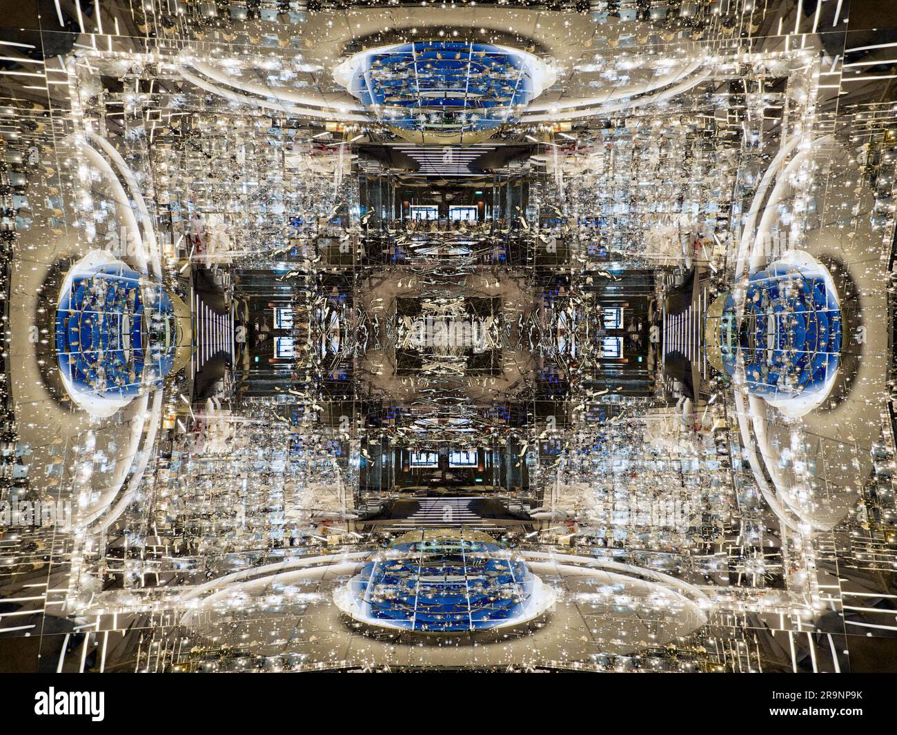 Today's large cruise liners are like floating cities, with all the ...