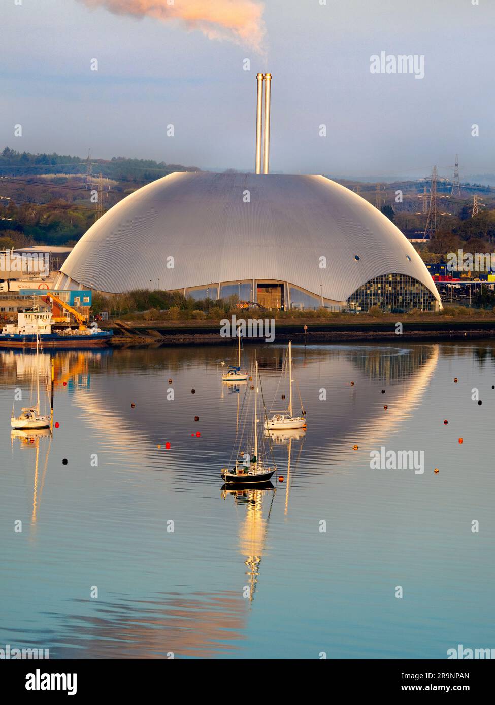 The surreal, glittering blob seen here by Southampton Water is ...