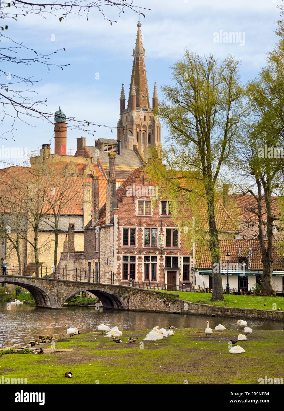 With its spire of 116m, the Catholic Church of our Lady, Bruges ...