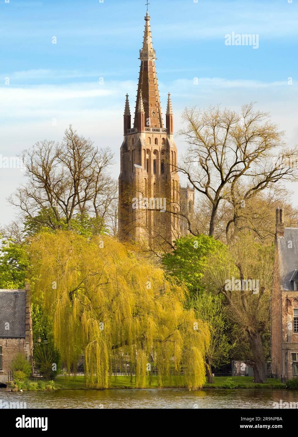 With its spire of 116m, the Catholic Church of our Lady, Bruges ...