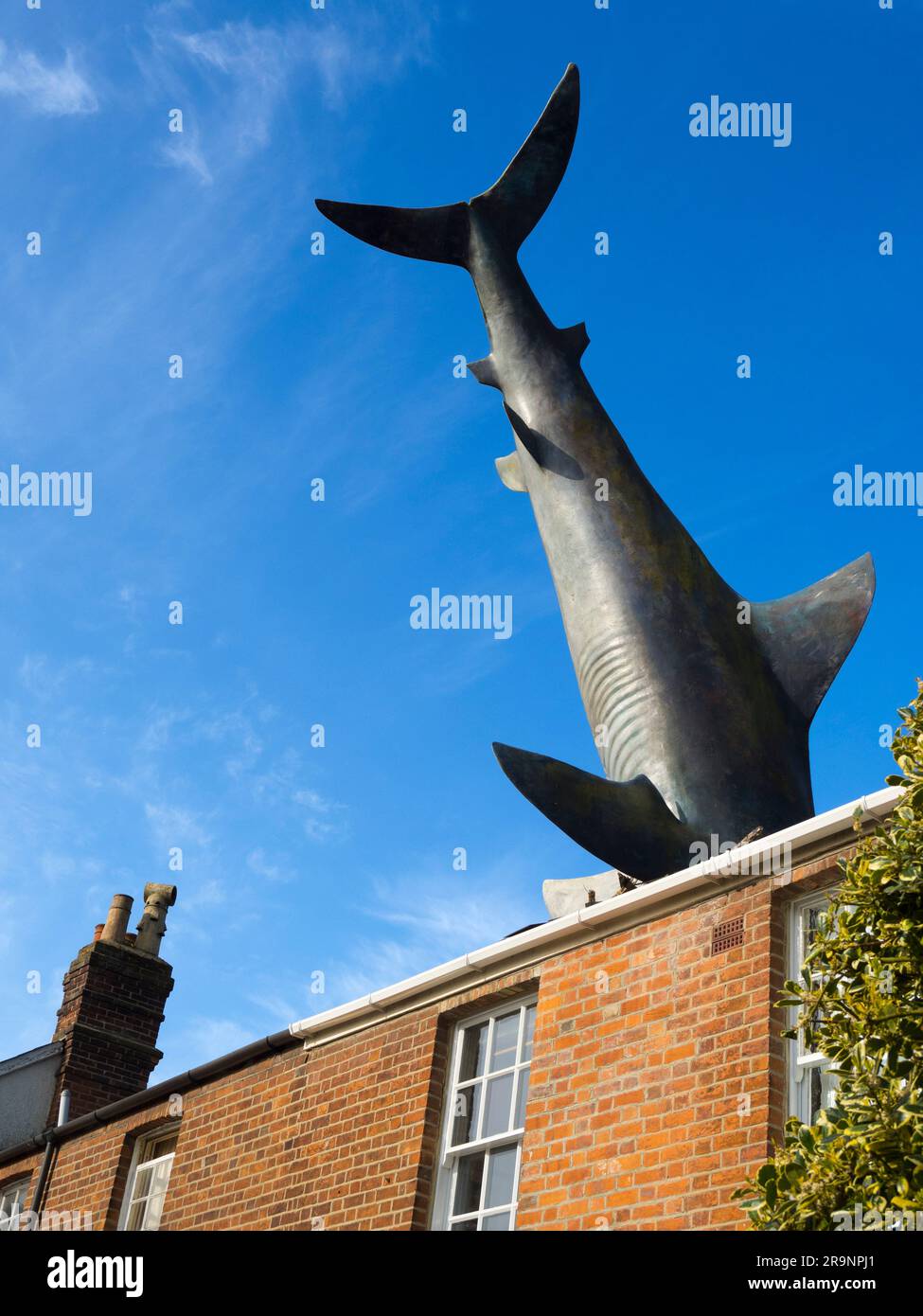 The Headington Shark is a rooftop sculpture in the New High Street of ...