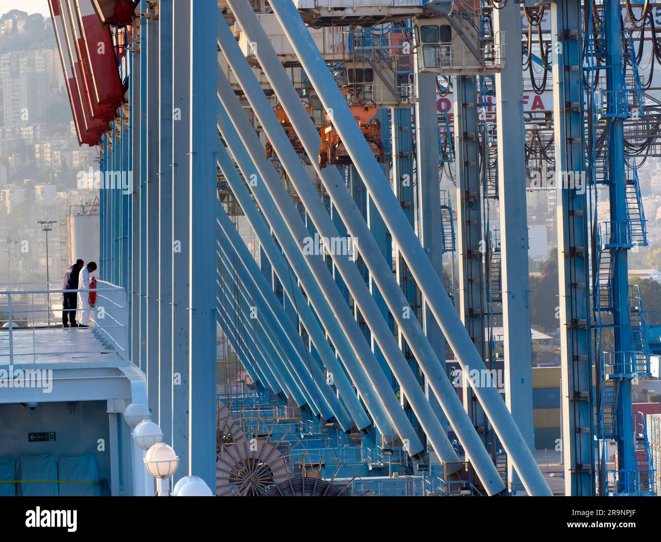 The Port of Haifa is the largest in Israel; it has natural deep-water ...