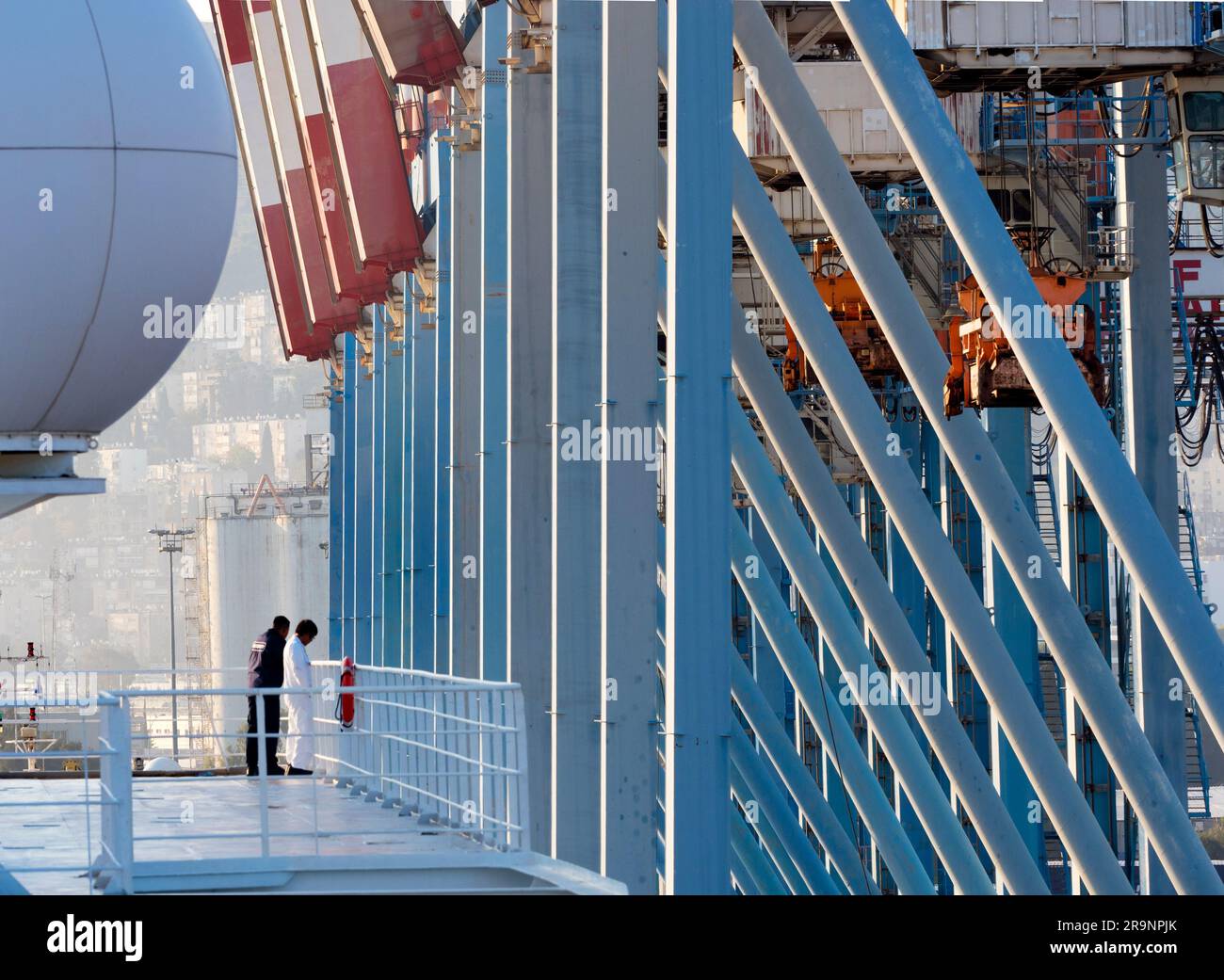 The Port of Haifa is the largest in Israel; it has natural deep-water ...
