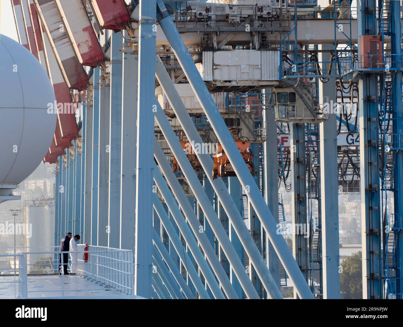 The Port of Haifa is the largest in Israel; it has natural deep-water ...