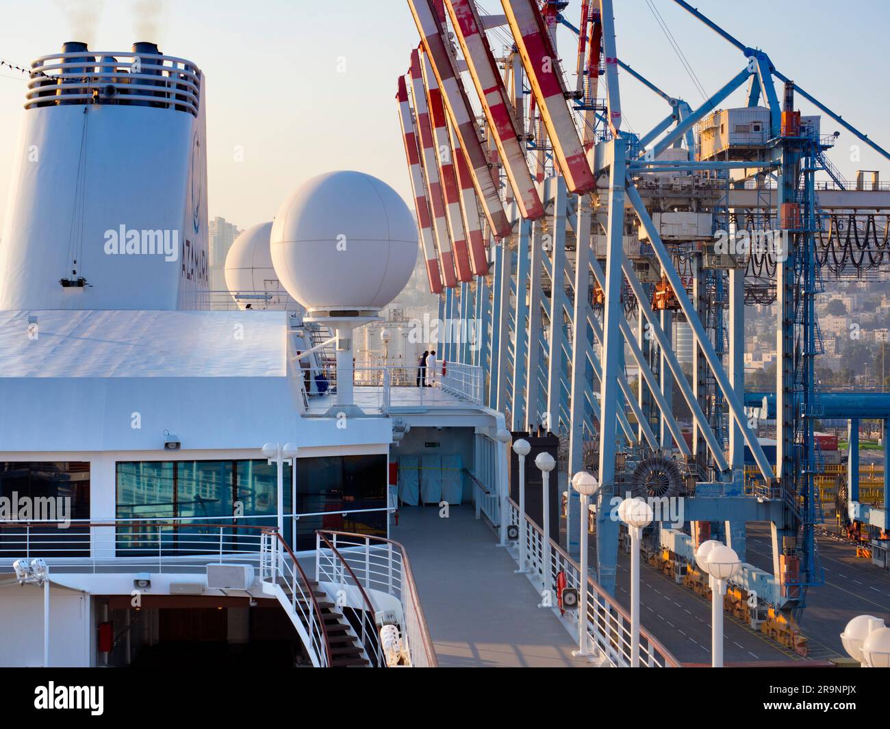The Port of Haifa is the largest in Israel; it has natural deep-water ...