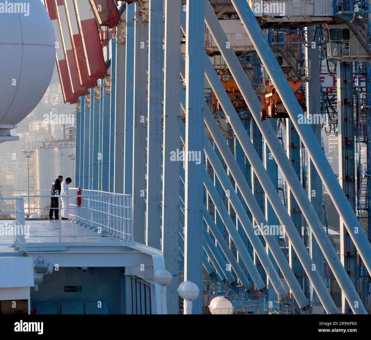 The Port of Haifa is the largest in Israel; it has natural deep-water ...
