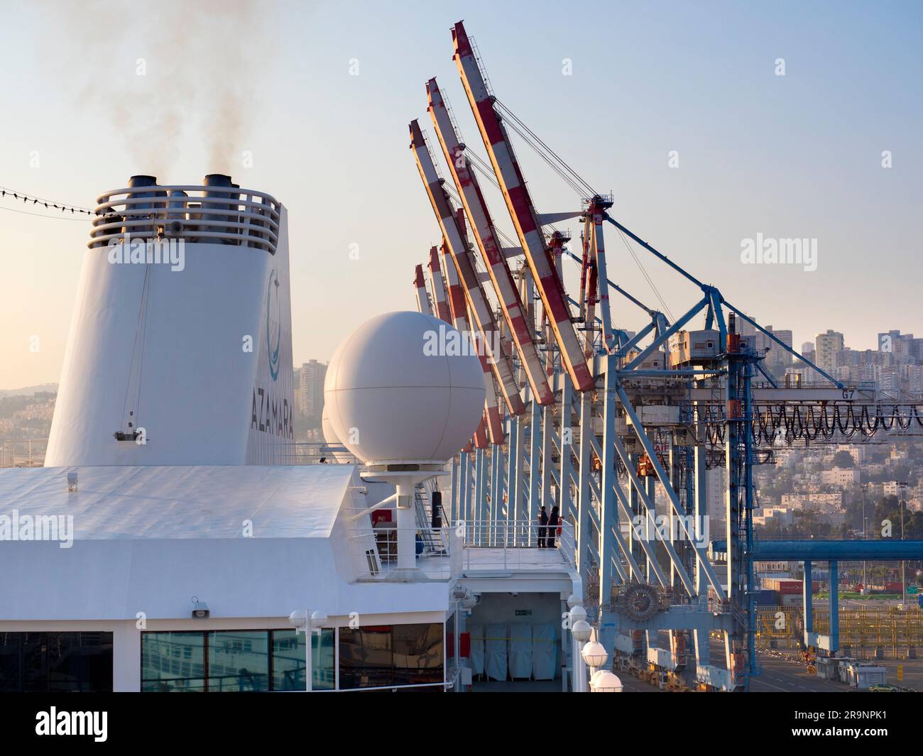 The Port of Haifa is the largest in Israel; it has natural deep-water ...