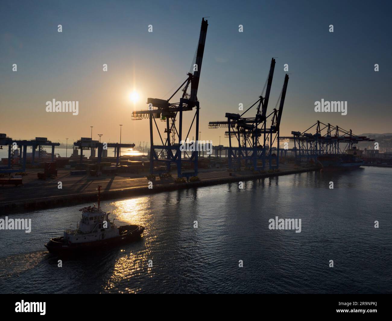 The Port of Haifa is the largest in Israel; it has natural deep-water ...