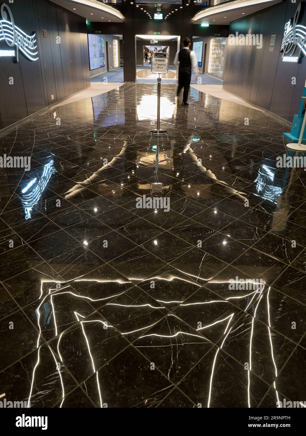 Today's large cruise liners are like floating cities, with all the ...