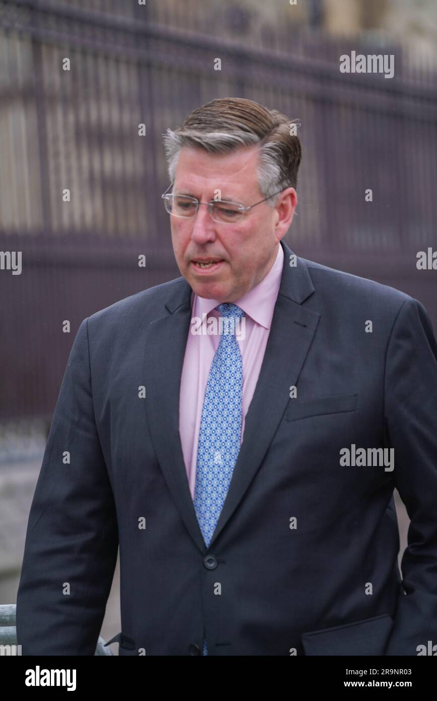 London UK. 28 June 2023 Sir Graham Brady, Chairman of the 1922 ...