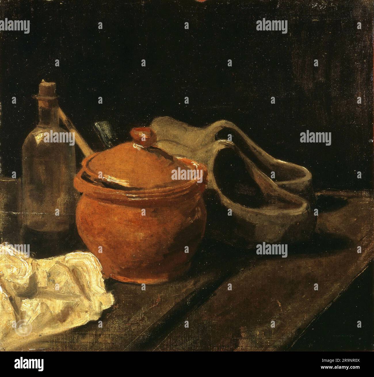 Vincent van Gogh – Still life with clogs 1881. 34x55 Stock Photo - Alamy