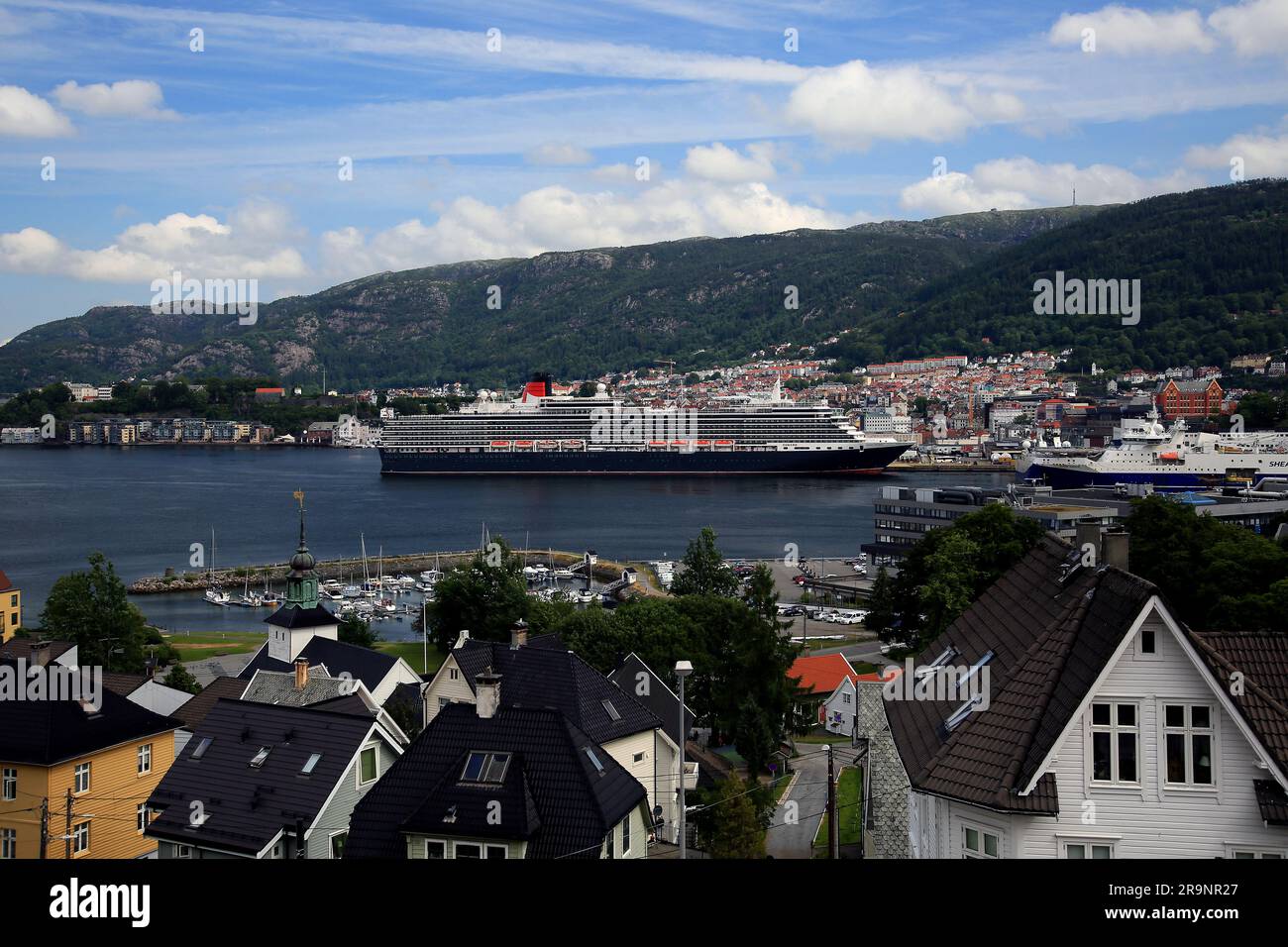 Queen Victoria in dock, Bergen, Norway Stock Photo - Alamy