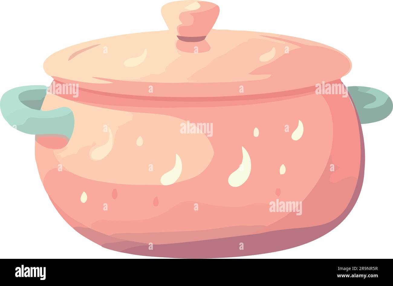 Boiling water in pan Cut Out Stock Images & Pictures - Alamy