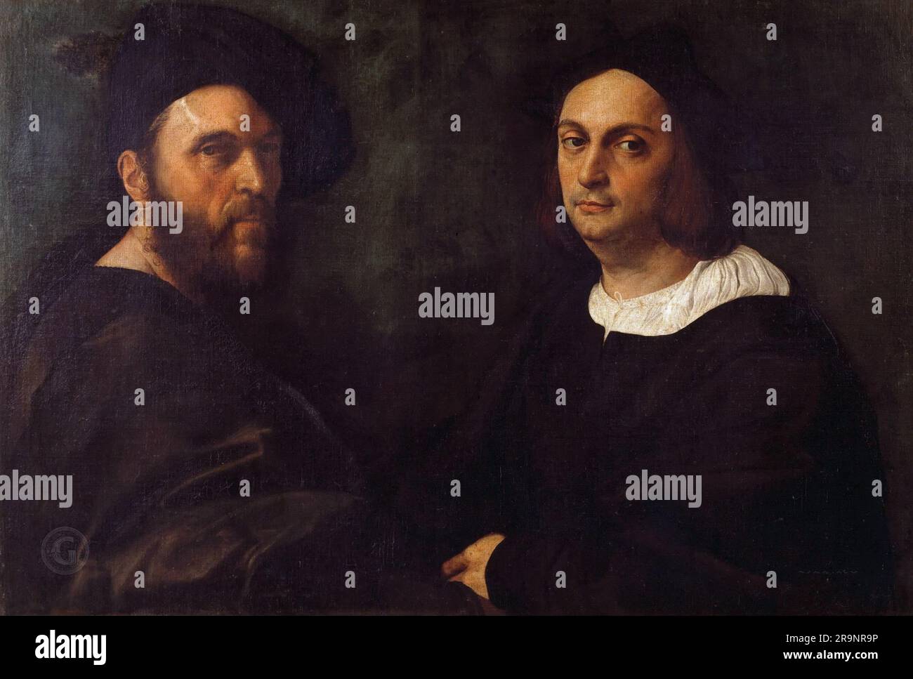 Raffaello Sanzio da Urbino) Raphael (Raffaello Santi – Double portrait ...