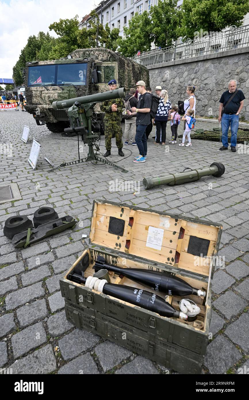 Prague, Czech Republic. 28th June, 2023. Czech Military celebrates 30 ...