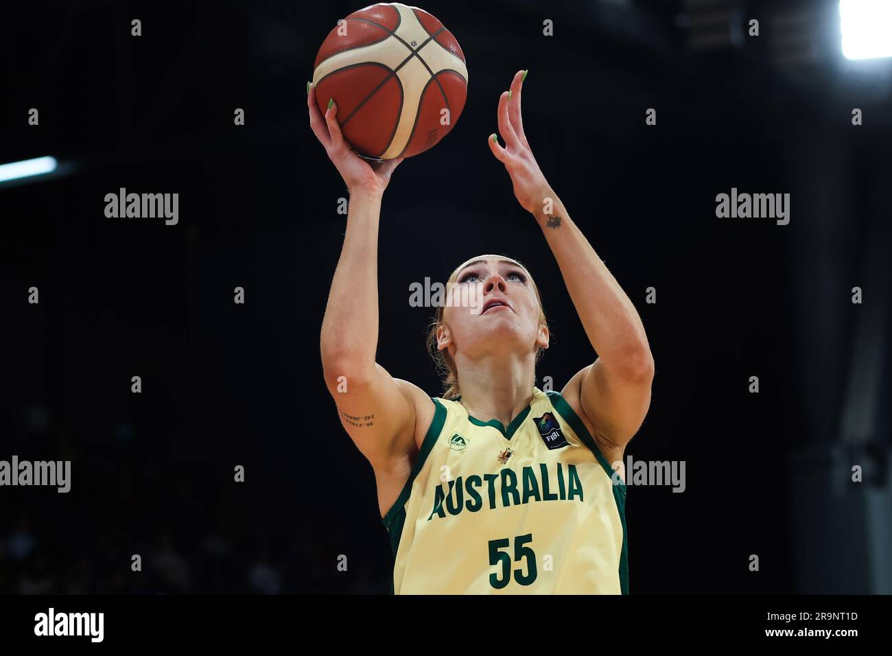 Sydney, Australia. 28th June, 2023. Chloe Bibby of Australia shoots ...