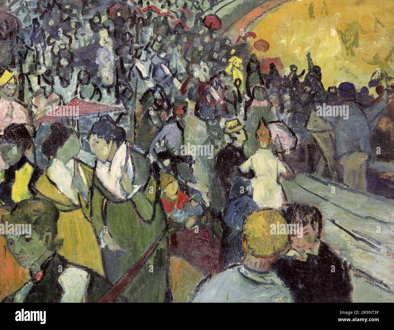 Vincent van Gogh – Spectators in the Arena at Arles 1888 Stock Photo ...