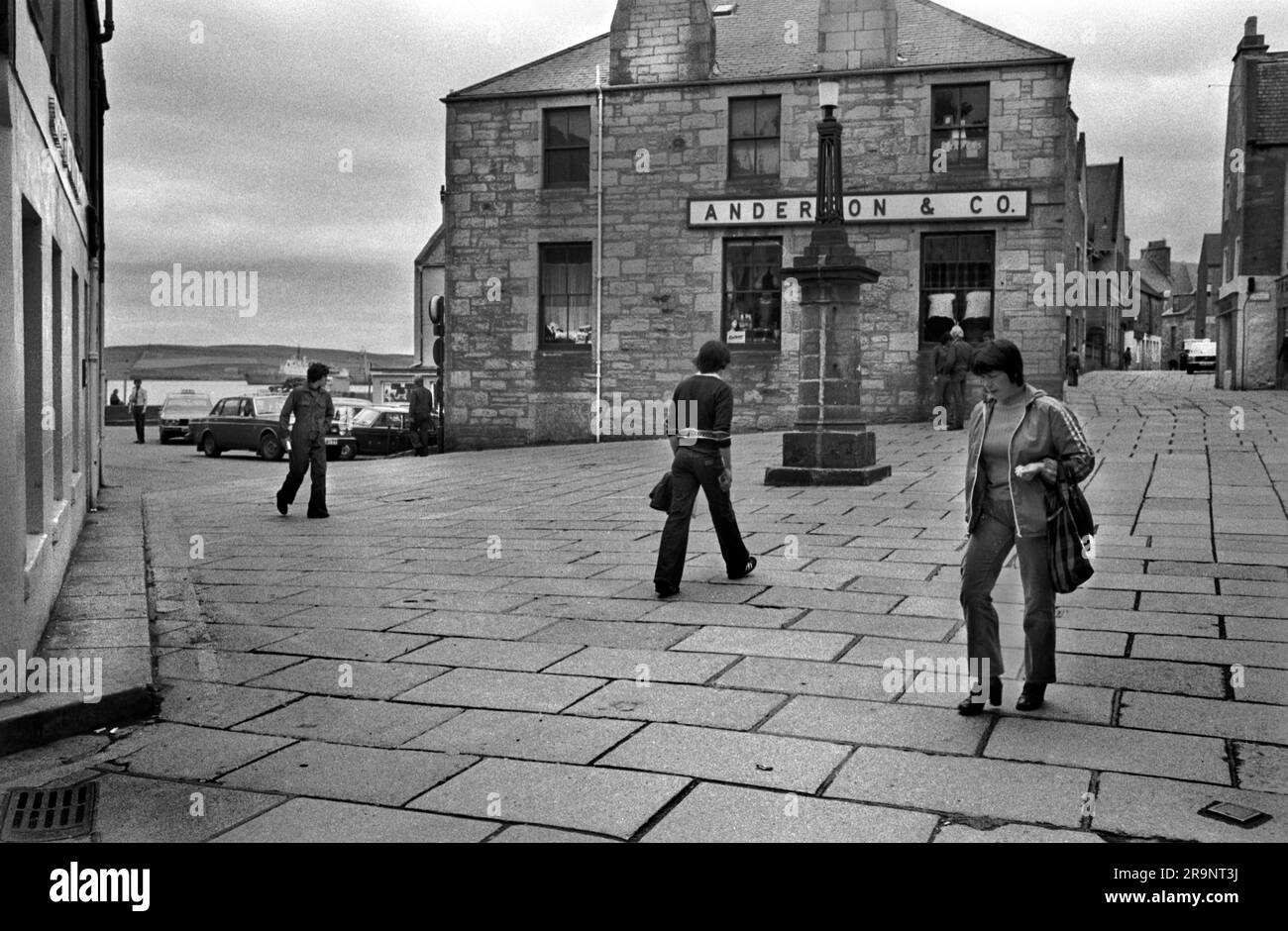 Lerwick this was not a pedestrian only street or square, there was just ...