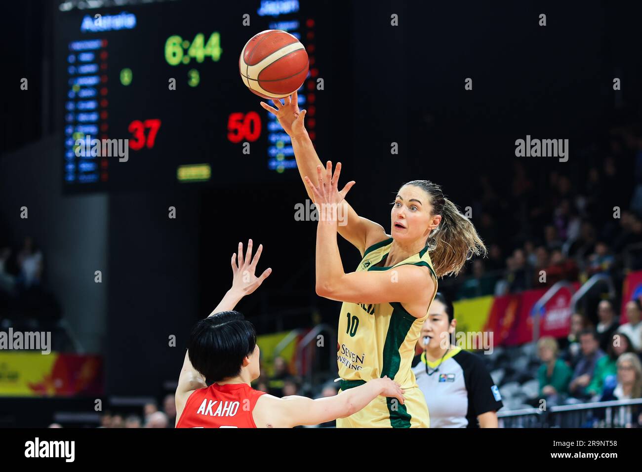 Sydney, Australia. 28th June, 2023. Alice Kunek of Australia shoots ...