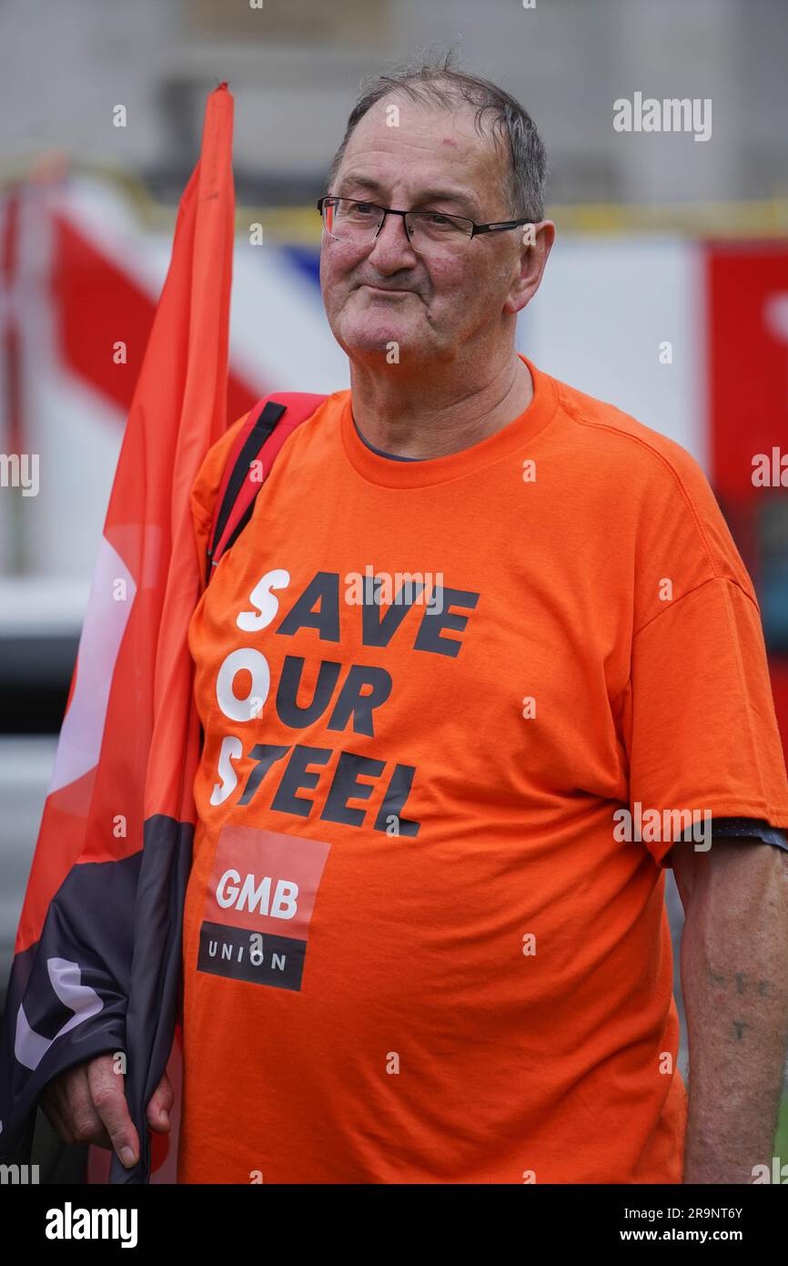 British steel industry unions hi-res stock photography and images - Alamy