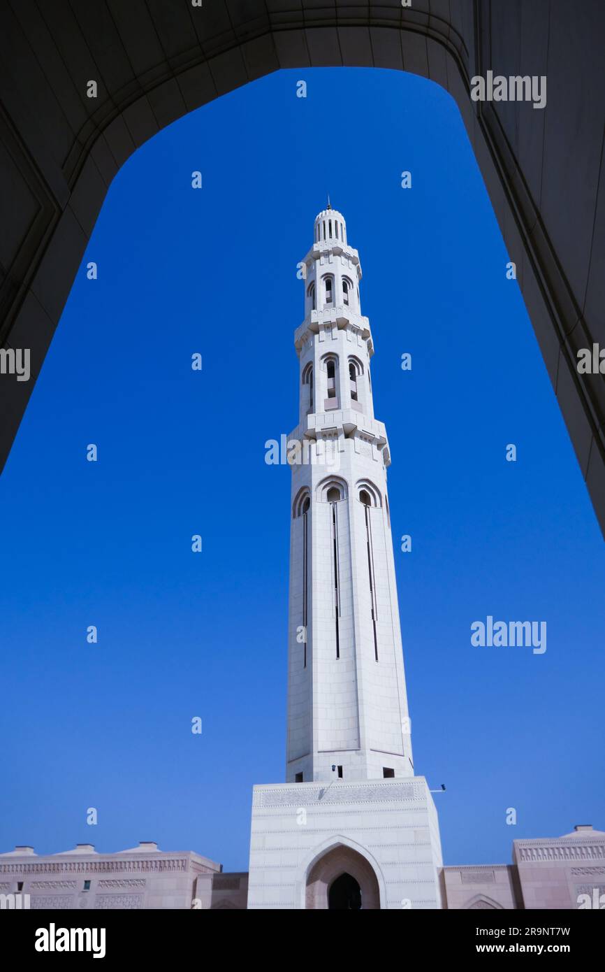 The Sultan Qaboos Grand Mosque in Oman, Middle East, Asia Stock Photo ...