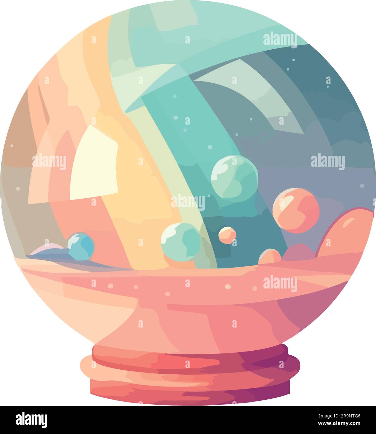 Magic crystal ball illustration isolated Stock Vector Image & Art - Alamy