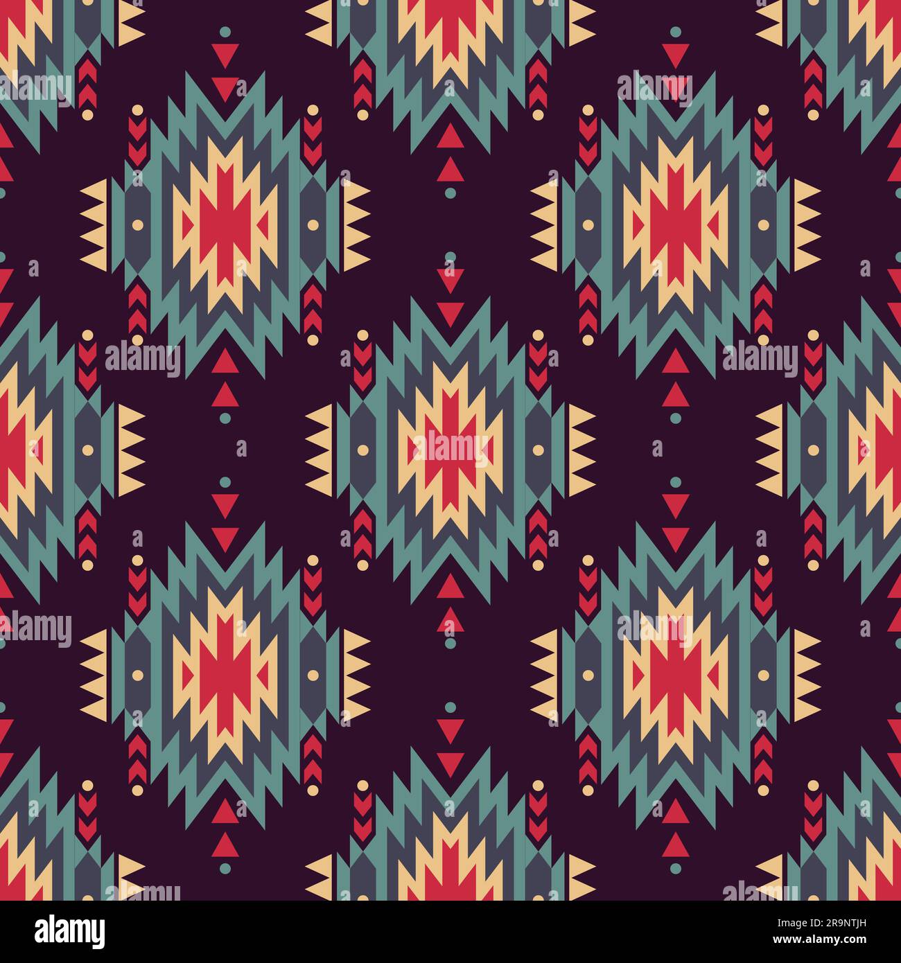 Native American Pattern Background