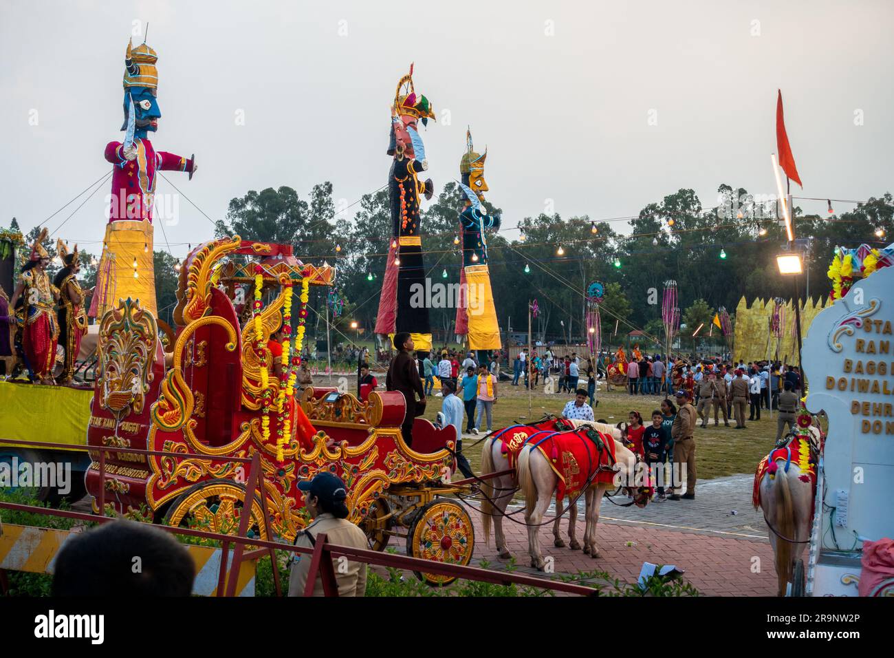 October 19th 2022, Dehradun, Uttarakhand, India. Ravana, Kumbkarana and ...