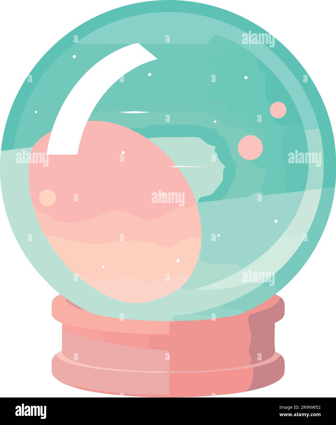 Magic crystal ball design isolated Stock Vector Image & Art - Alamy