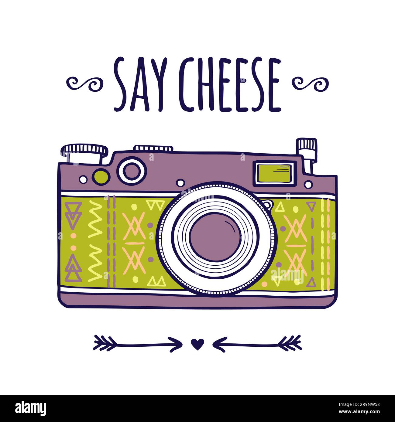 Photo postcard Stock Vector Images - Alamy