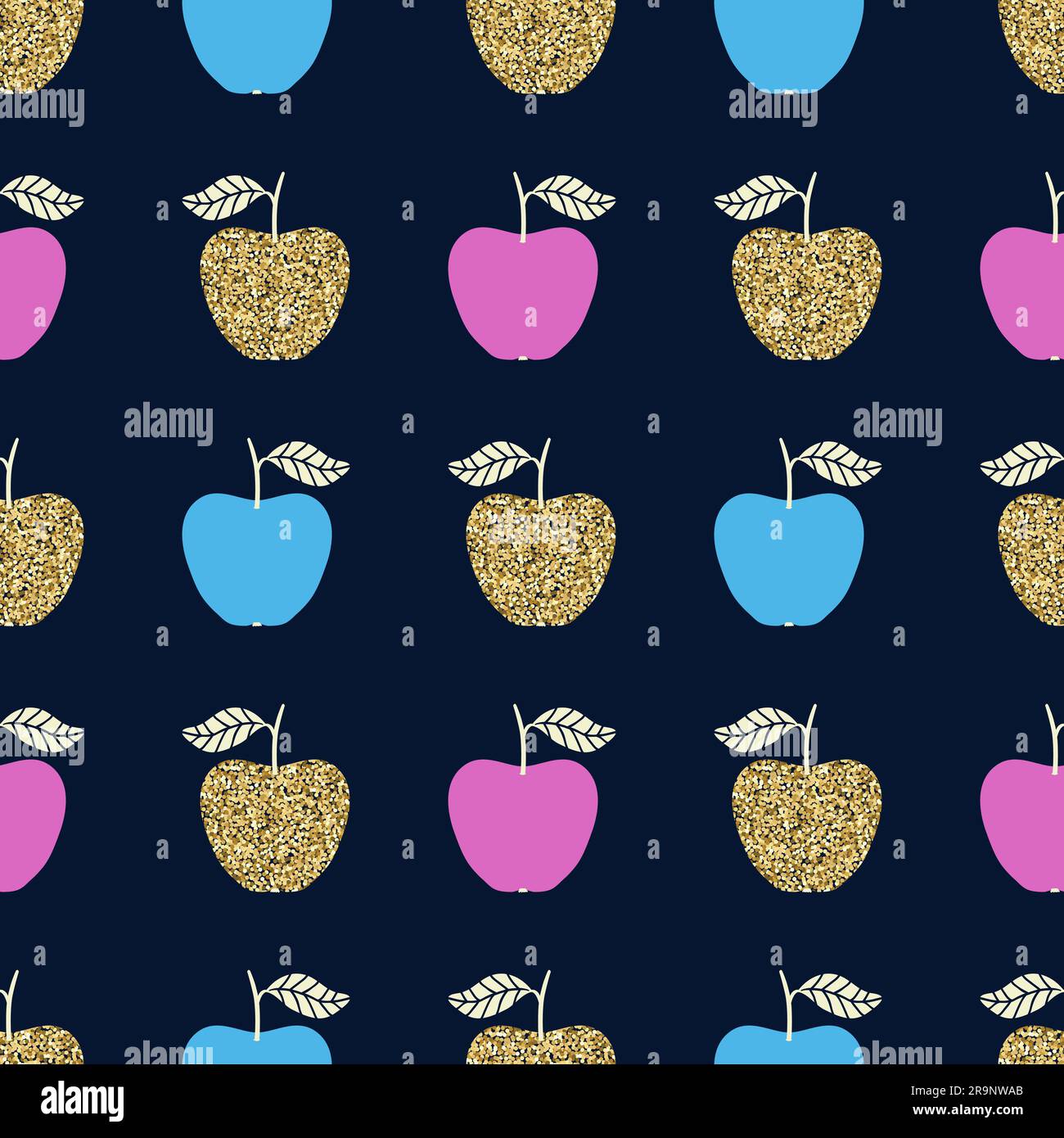 Golden delicious apples Stock Vector Images - Alamy