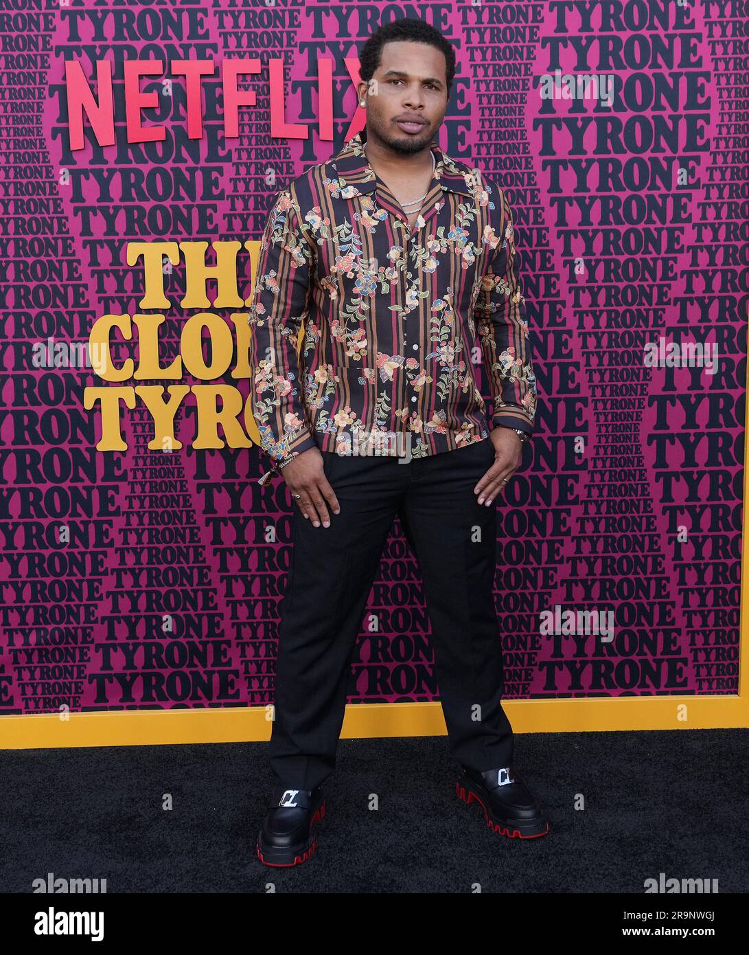 Los Angeles, USA. 27th June, 2023. Devon Libran arrives at the Netflix's THEY CLONED TYRONE ...