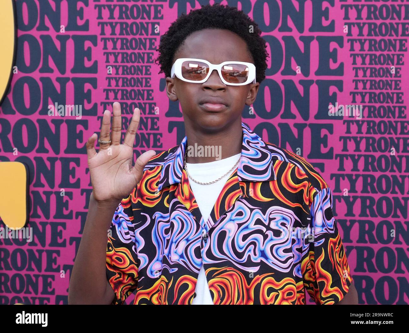 Los Angeles, USA. 27th June, 2023. Trayce Malachi arrives at the Netflix's THEY CLONED TYRONE ...