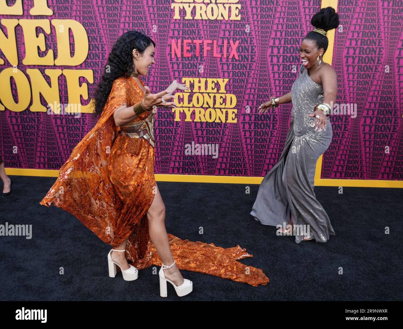 Los Angeles, USA. 27th June, 2023. (L-R) Megan Sousa and Teyonah Parris ...
