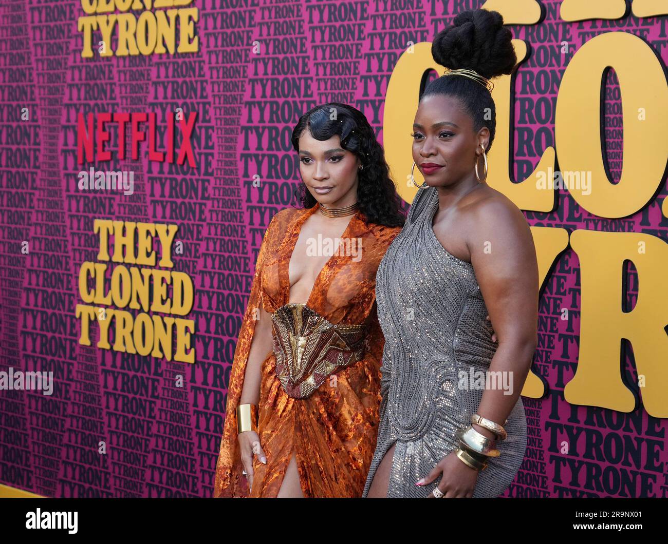 Los Angeles, USA. 27th June, 2023. (L-R) Megan Sousa and Teyonah Parris ...