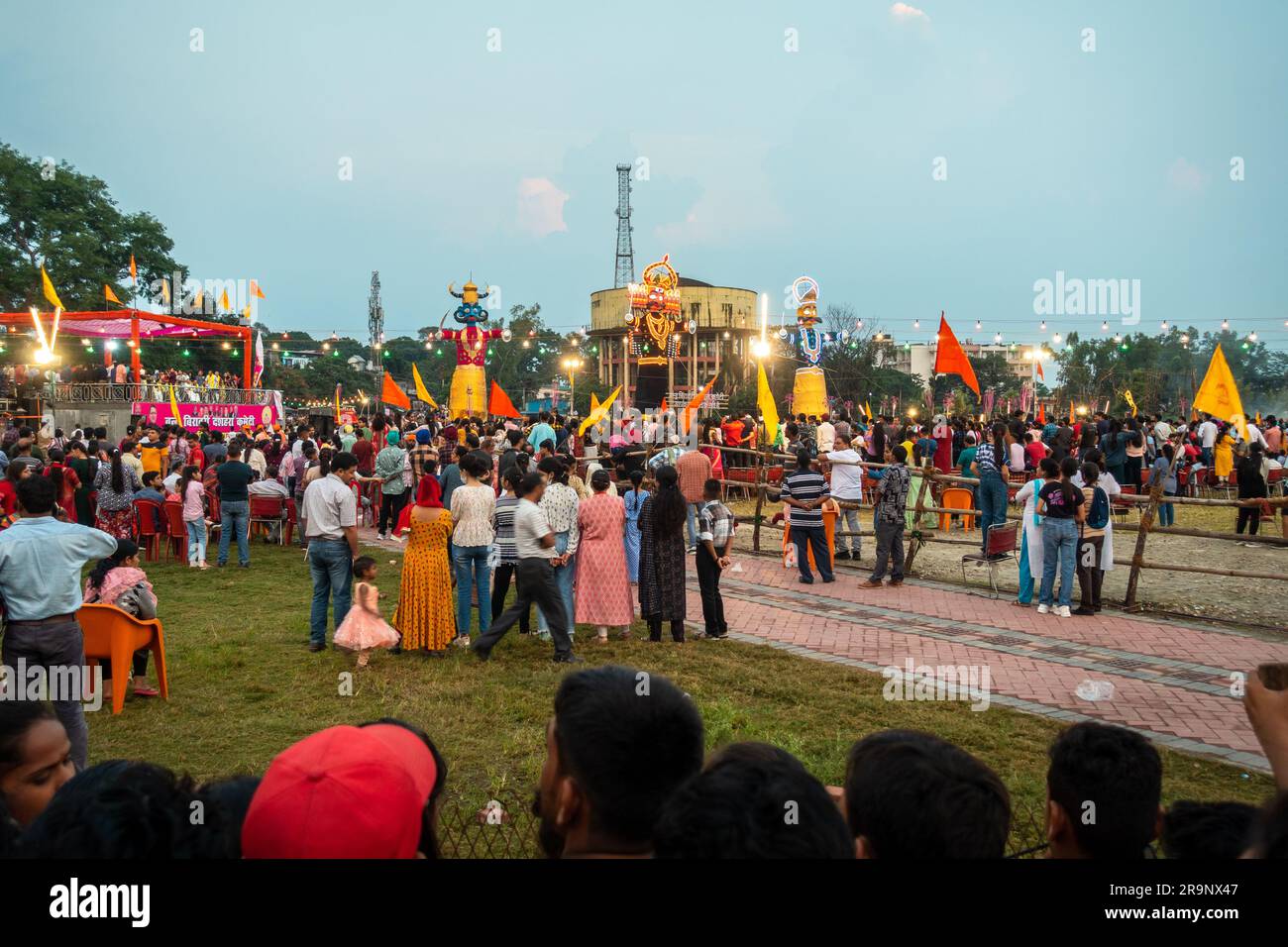 October 19th 2022, Dehradun, Uttarakhand, India. Ravana, Kumbkarana and ...