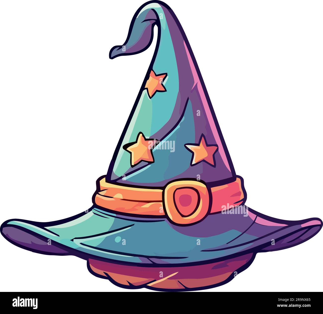 Witchs hat design illustration isolated Stock Vector Image & Art - Alamy