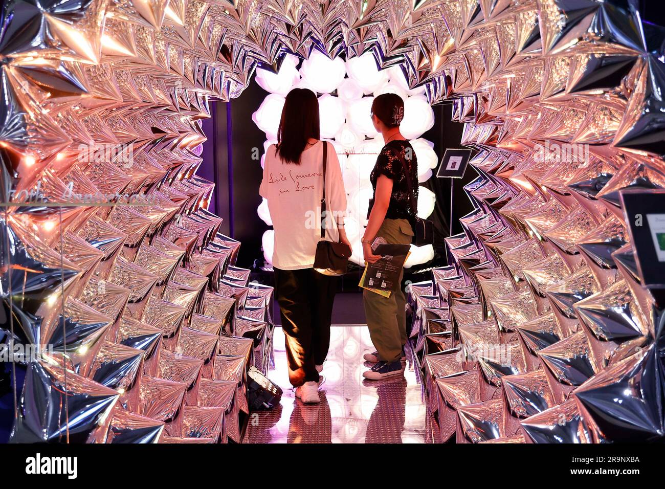 Tokyo, Japan. 28th June, 2023. Visitors gather at the CONTENT TOKYO ...