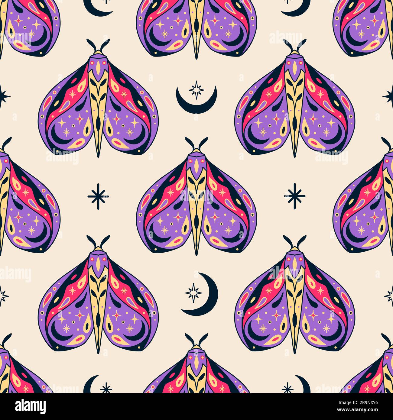 Moon moths Stock Vector Images - Alamy