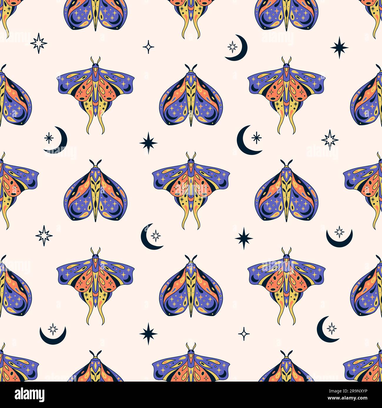 Moon moths Stock Vector Images - Alamy