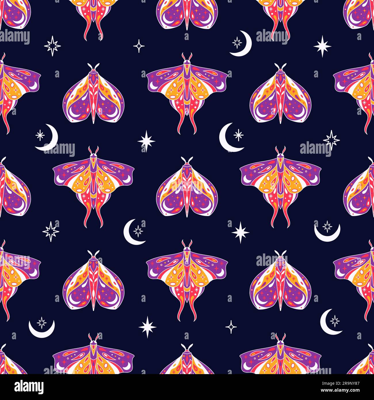 Moon moths Stock Vector Images - Alamy