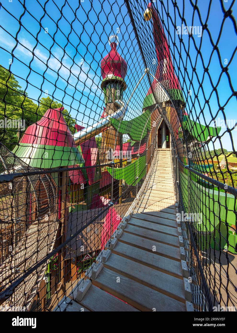 Daytime views of Lillidorei Village at The Alnwick Garden in Alnwick ...